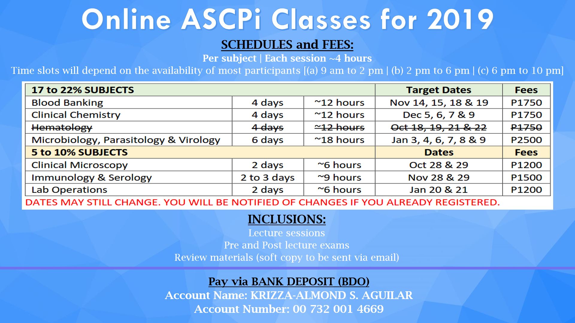 Online ASCPi Review for 2019 – Doc Krizza-Almond
