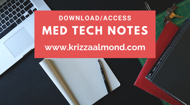 My Med Tech Notes in PDF for FREE! – Doc Krizza-Almond